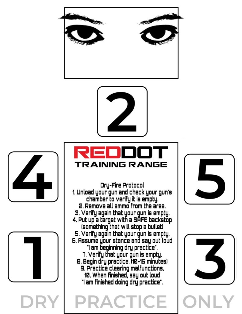 Printable Training Targets – Red Dot Training Range